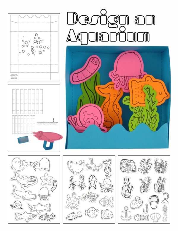 Create a Paper Aquarium | Free Printable - Field Trip Texas