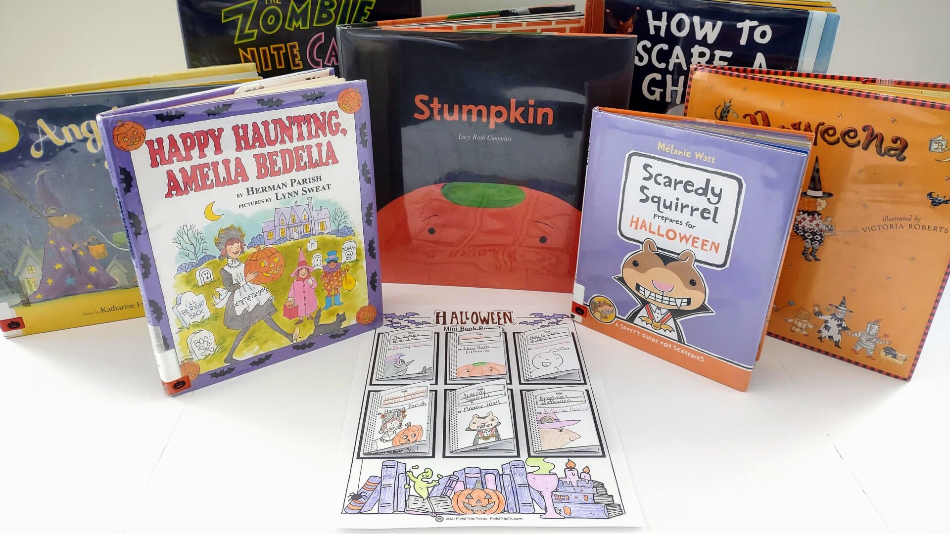Halloween Mini Book Reports | Free Printable - Field Trip Texas