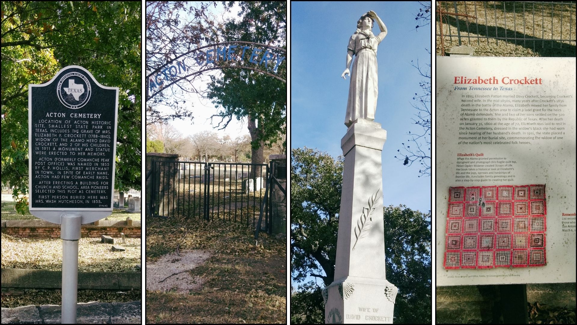 Wife of Davy Crockett Laid to Rest in the Smallest Texas Park - Field ...