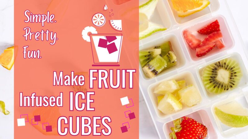 Fruit Infused Ice Cubes | A Fun and Healthy Craft - Field Trip Texas